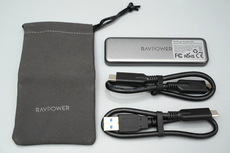 【レビュー】RAVPower RP-UM003：薄くて小型軽量＆コスパ良好 の512GB 外付けポータブルSSDが登場！ | デイブ